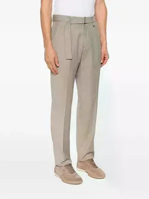 ANTONY MORATO Belted Pressed-crease Trousers