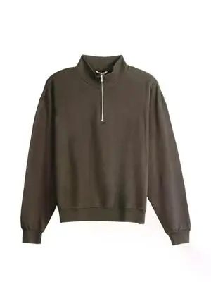 Auralee Quarter-zip Sweatshirt - Brown