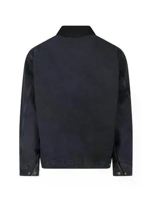 Carhartt Work In Progress Og Detroit Corduroy-collar Jacket - Black