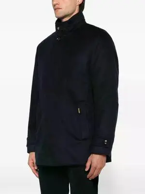 MOORER High-neck Buttoned Jacket