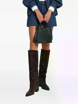 POCHE PARIS Izme Pointed-toe Gaiter-style Boots