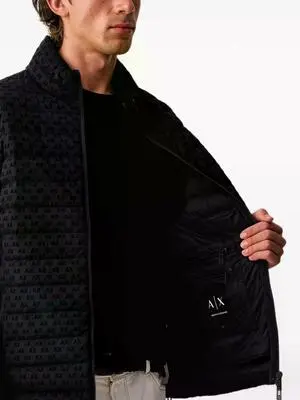 Armani Exchange Logo-print Quilted Jacket