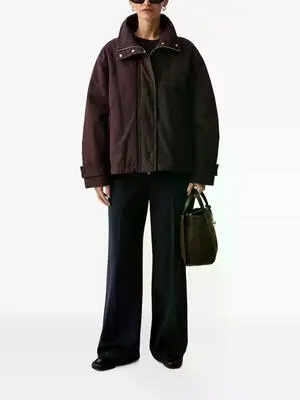 Marc O'polo High-neck Zip-up Oversized Jacket