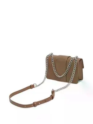 Armani Exchange Logo-plaque Chain-link Crossbody Bag