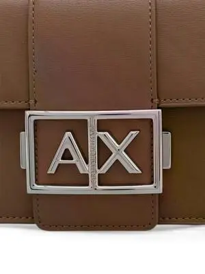 Armani Exchange Logo-plaque Chain-link Crossbody Bag