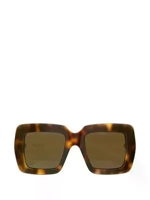 Valentino Garavani Vlogo Square-frame Sunglasses - Brown