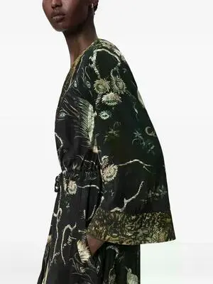 ALLSAINTS Animal-print Graphic-print Midi Dress