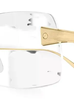 Cartier Santos De Rectangle-frame Glasses