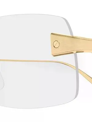 Cartier Santos De Rectangle-frame Glasses