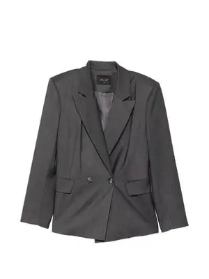 PHILIA LOFT Double-breasted Tie-back Blazer