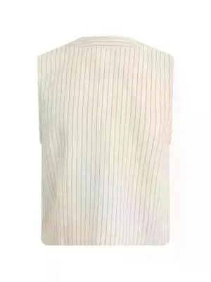 FAVORITE DAUGHTER Fine Line Pinstripe Top