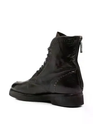 LEMARGO Studded Lace-up Boots