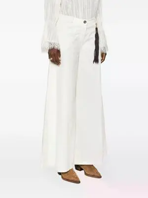 PHILIA LOFT Tassel-detail Wide-leg Trousers