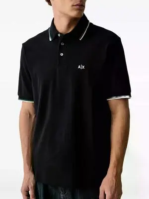 Armani Exchange Logo-embroidered Polo Shirt
