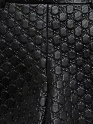 Gucci Gg-motif Shorts - Black
