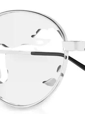 Cartier Panthère De Round-frame Glasses
