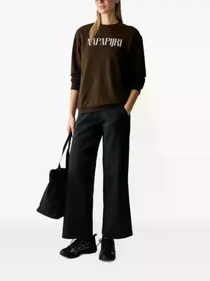 NAPAPIJRI Bliss Logo-print Sweatshirt - Brown