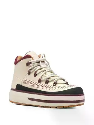 BRIXIA Contrast-stitch Platform Sneakers
