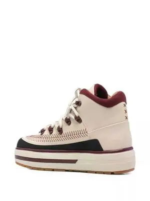 BRIXIA Contrast-stitch Platform Sneakers