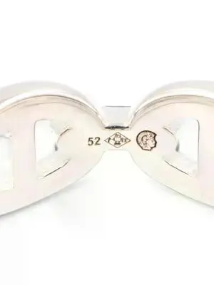 Hermès 2020s Enchene Pm Ring - Silver