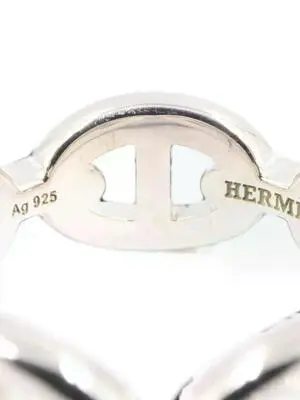 Hermès 2020s Enchene Pm Ring - Silver