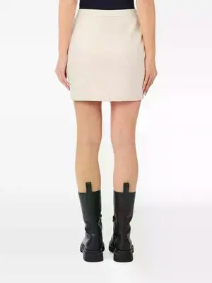 Liu Jo Knit Mini Skirt - Neutrals