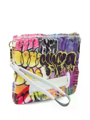 SPRAYGROUND Graffiti-print Clucth Bag