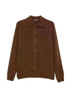FILIPPO DE LAURENTIIS Button-fastening Cardigan - Brown