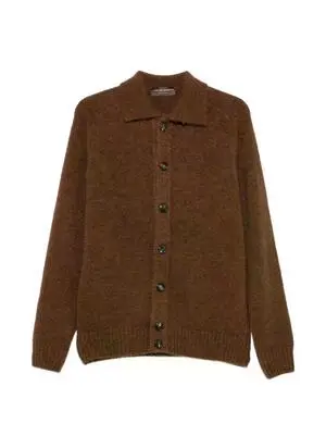 FILIPPO DE LAURENTIIS Button-fastening Cardigan - Brown