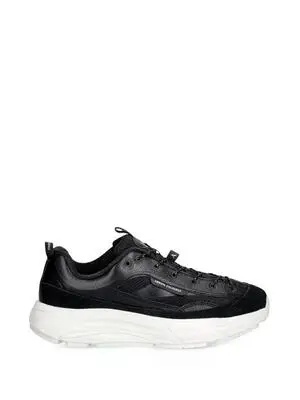 Armani Exchange Logo-patch Panelled Sneakers