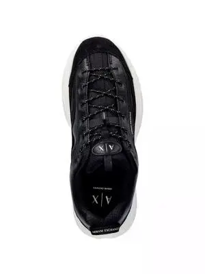 Armani Exchange Logo-patch Panelled Sneakers