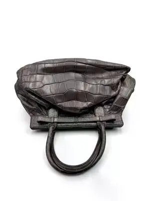 ZAGLIANI  Crocodile-effect Shoulder Bag
