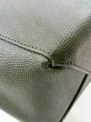 Celine 2015-2026 Small Grained Calfskin Vertical Cabas Satchel - Brown