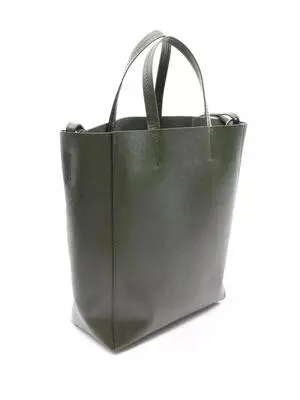 Celine 2015-2026 Small Grained Calfskin Vertical Cabas Satchel - Brown