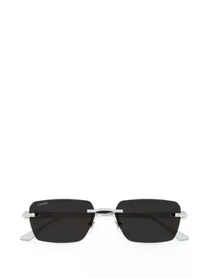 Cartier Rimless Rectangle-frame Sunglasses