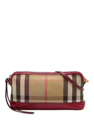 Burberry 2000-2017 House Check Canvas Derby Abingdon Convertible Satchel