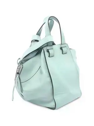 Loewe 2000s Hammock Leather Tote Bag - Blue