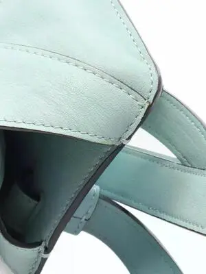 Loewe 2000s Hammock Leather Tote Bag - Blue