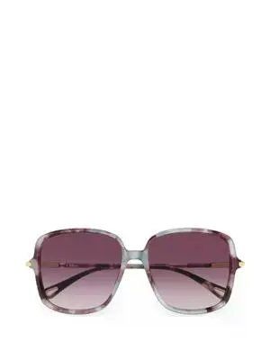 Chloé Oversized Square-frame Sunglasses - Grey