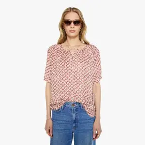 Natalie Martin Violet Top Scallop Blush