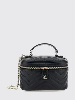 Gucci Gg Marmont Mini Handbag In Chevron Matelasse Nappa Leather