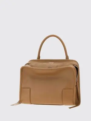 Loewe Amazona 180 Calfskin Leather Handbag With Removable Shoulder Strap - Brown