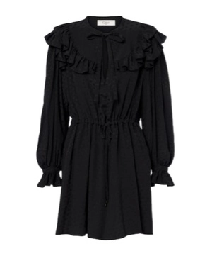 Chloé Ruffled Jacquard Silk Minidress - No