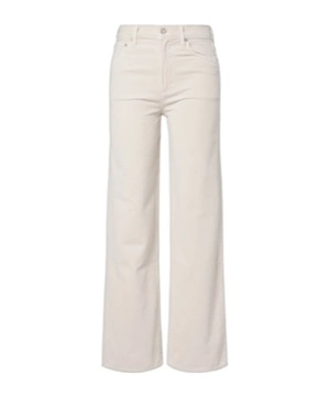 AGOLDE Ren Corduroy Wide-leg Casual Trousers - White