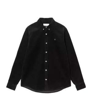 Carhartt Work In Progress L/s Madison Cord Shirt - Soot