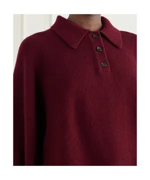 LISA YANG Polo Collar Sweater