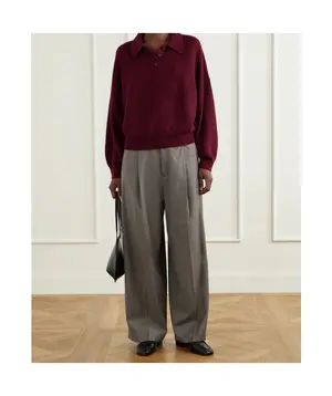 LISA YANG Polo Collar Sweater