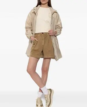 Moncler Logo Embroidered Shorts