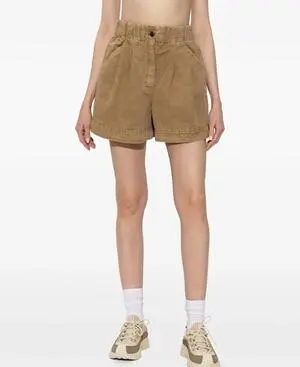 Moncler Logo Embroidered Shorts