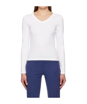 FLORE FLORE Jill Long-sleeve T-shirt - White